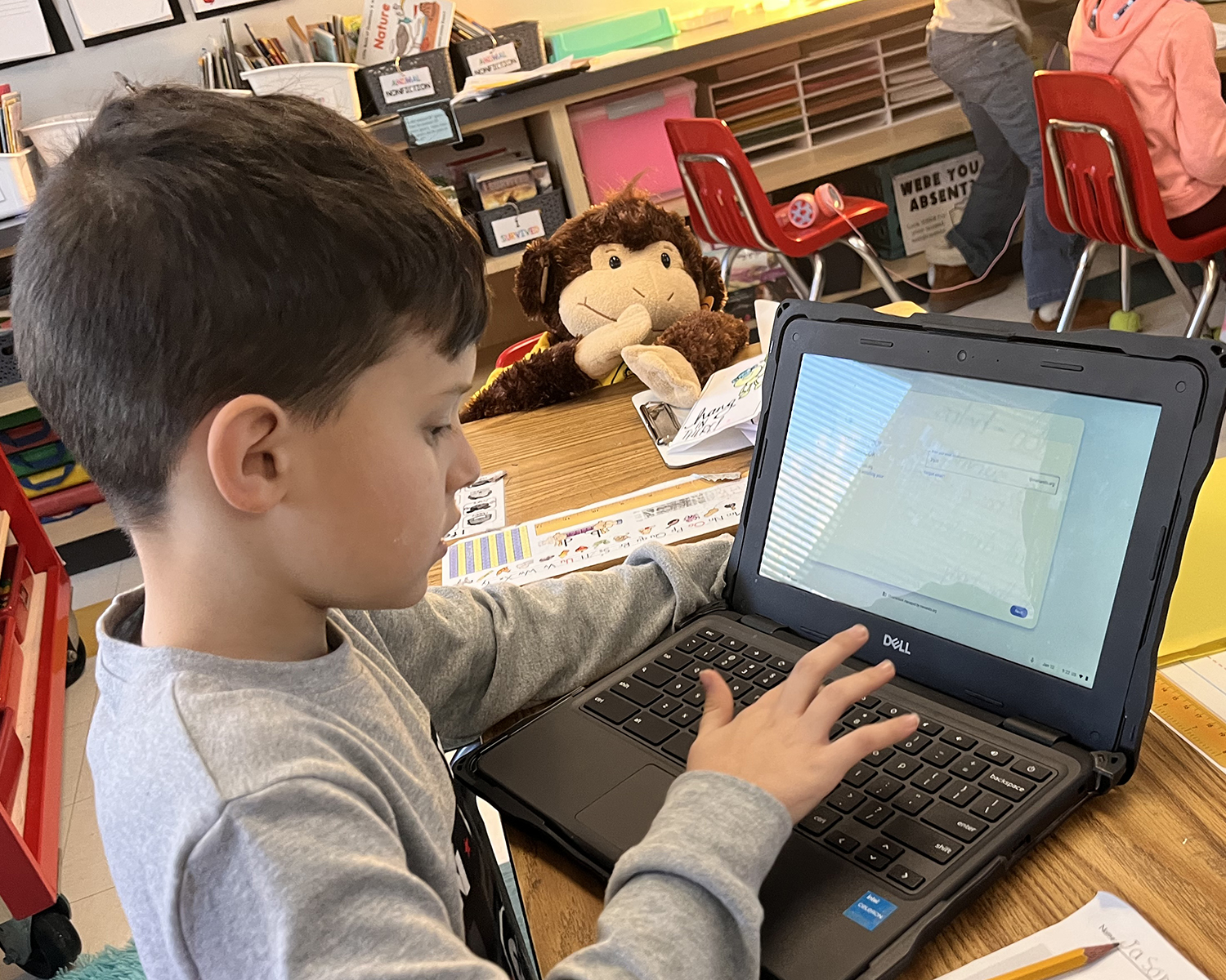 There's no monkeying around when it comes to students in this 2nd Grade ...