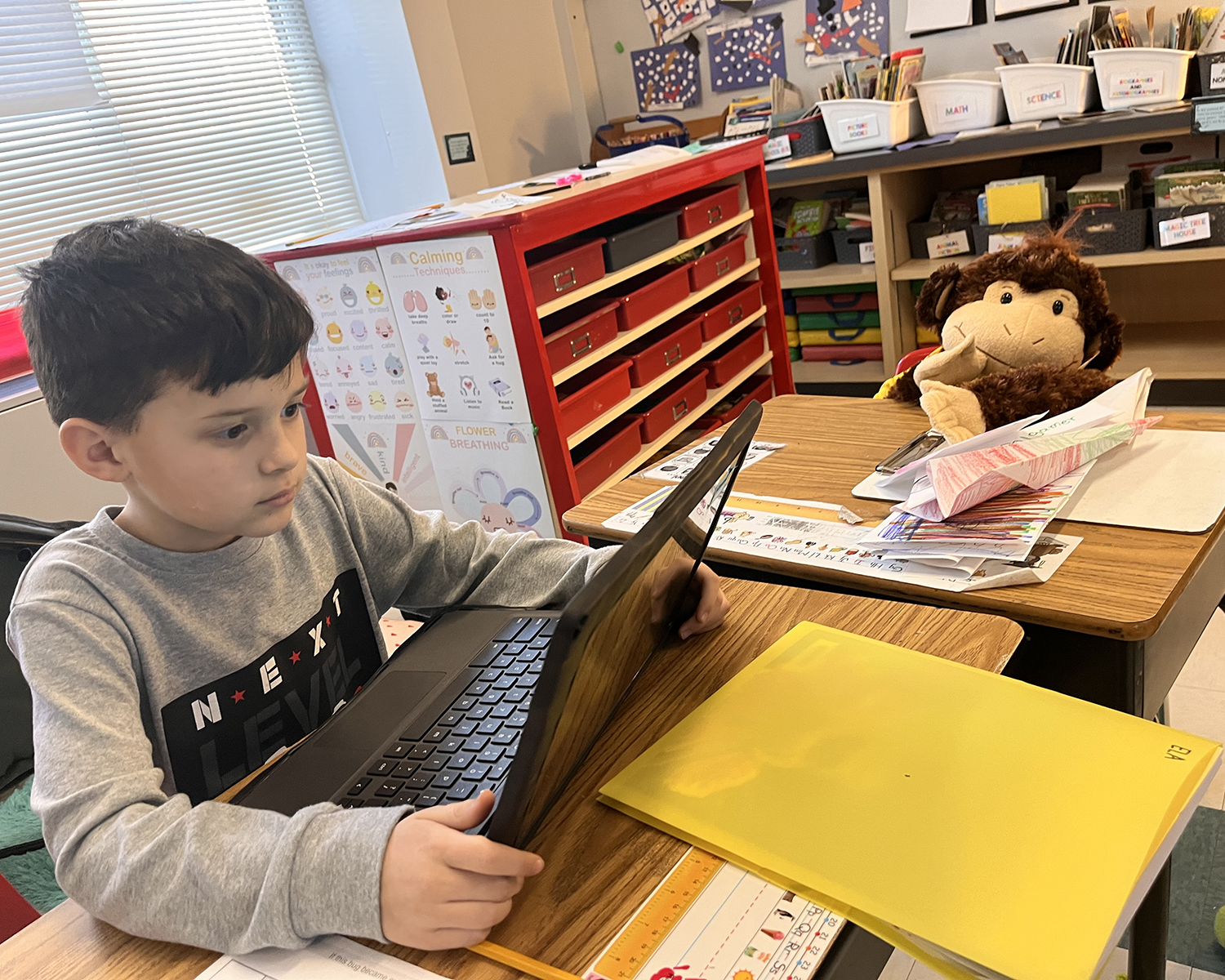 There's no monkeying around when it comes to students in this 2nd Grade ...